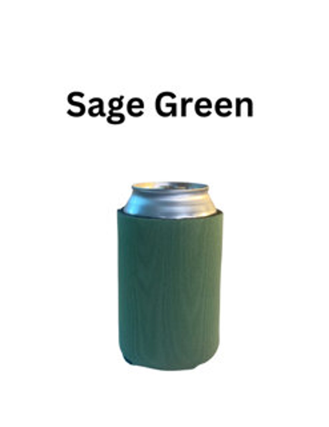Blank Standard Collapsible Foam Beverage Can Coolers Lot of 25 Sage ...
