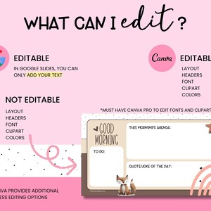 Woodland Animals Theme Slides L Editable Google Slides and Canva ...