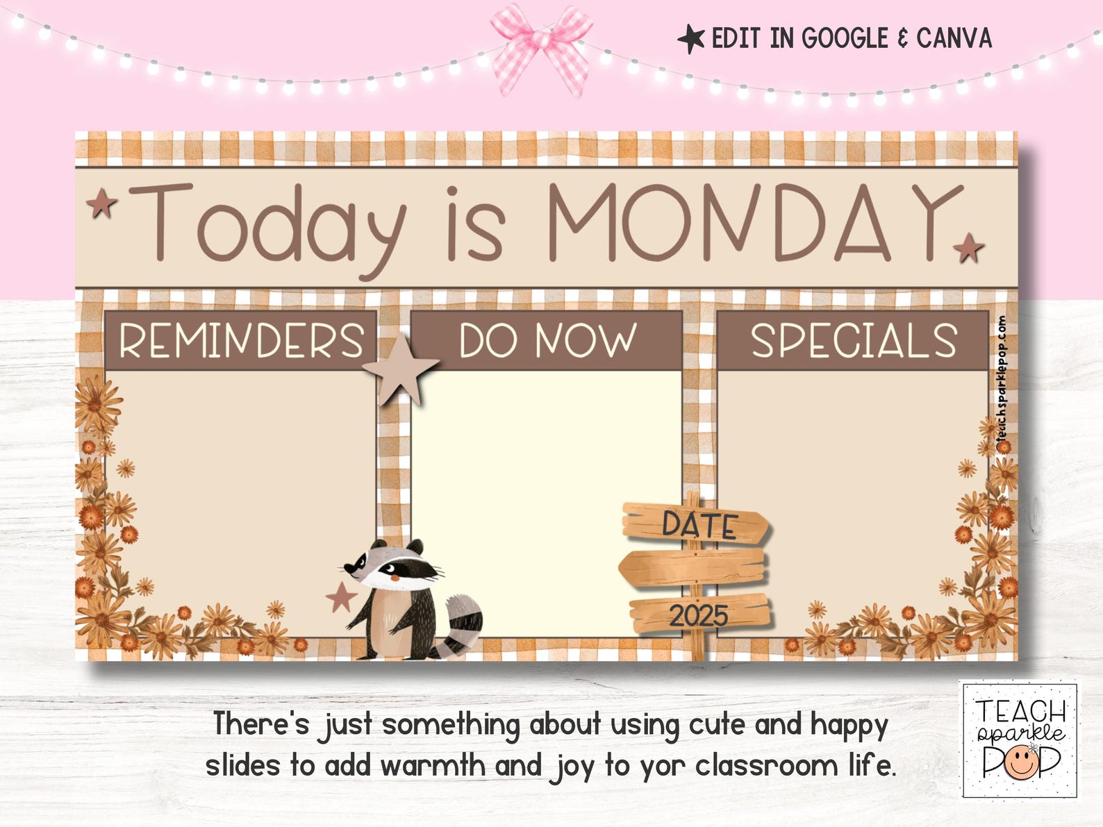 Woodland Animals Theme Slides L Editable Google Slides and Canva ...