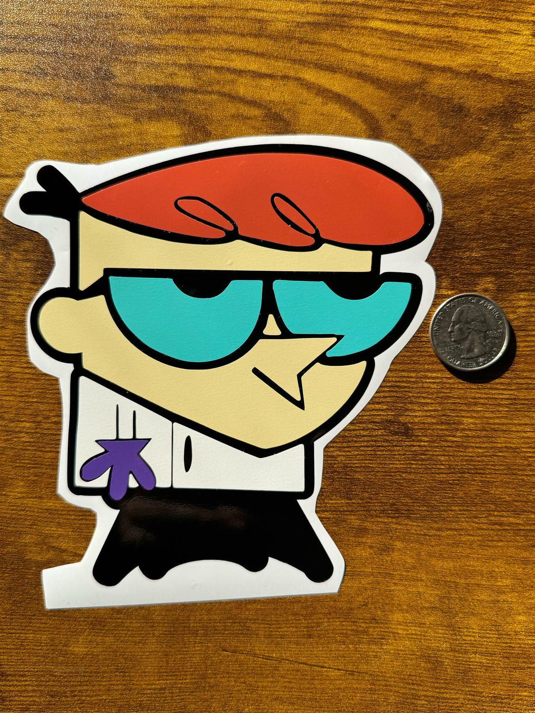 5x5in Dexter's Laboratory Waterproof Vinyl Decal, Sticker for Car ...