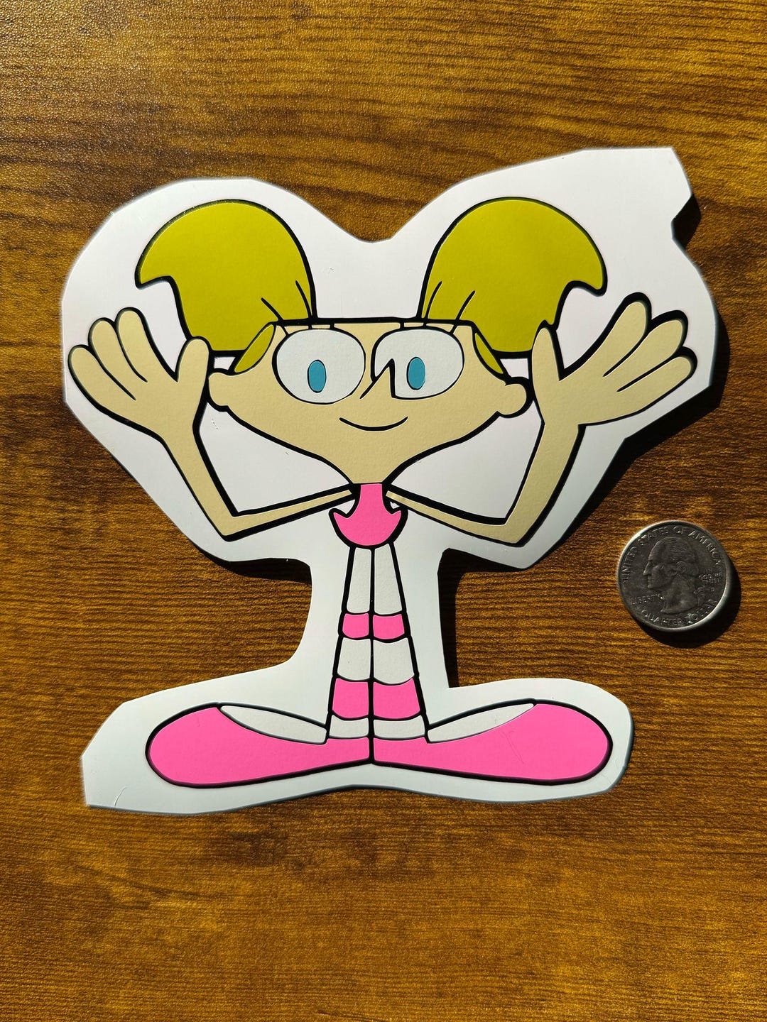 5x5in Dee Dee From Dexter's Laboratory Waterproof Vinyl Decal, Sticker ...