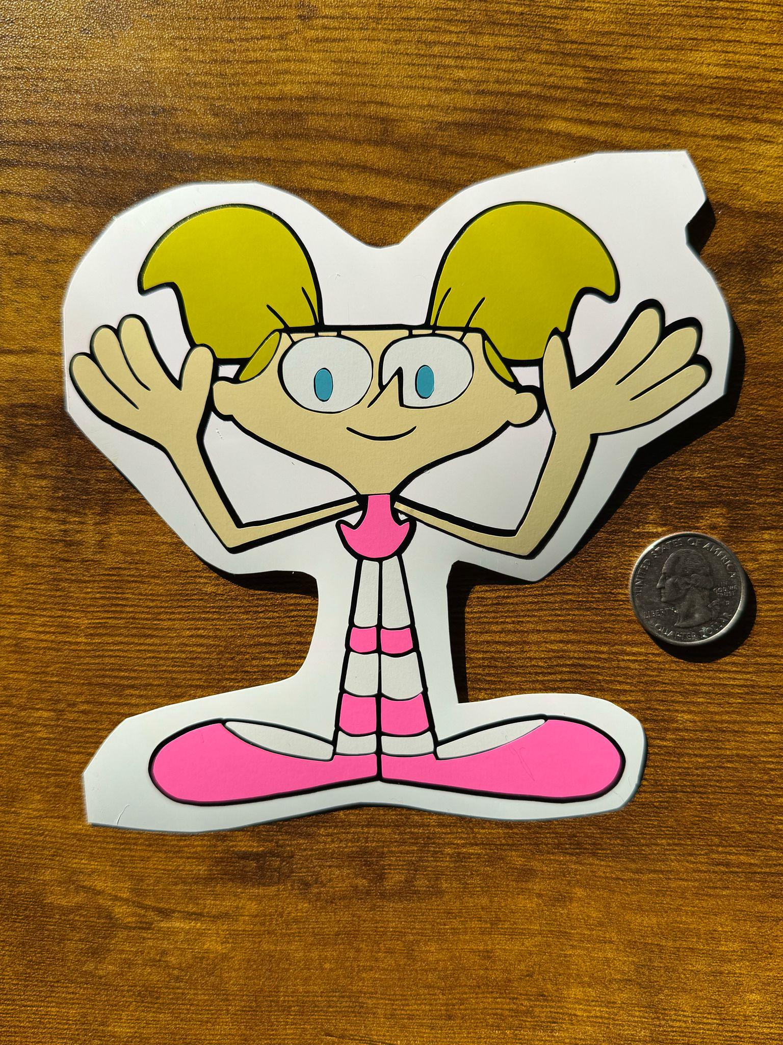 5x5in Dee Dee From Dexter's Laboratory Waterproof Vinyl Decal, Sticker ...