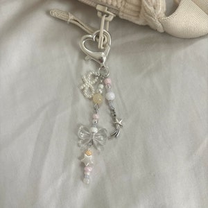 Pink & Yellow Shooting Star Keychain - Etsy