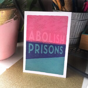 ABOLISH PRISONS – Art Print, Prison Abolition, Abolish Police, Abolish ...