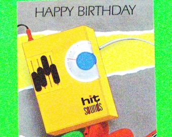 Radio Birthday Card - Etsy