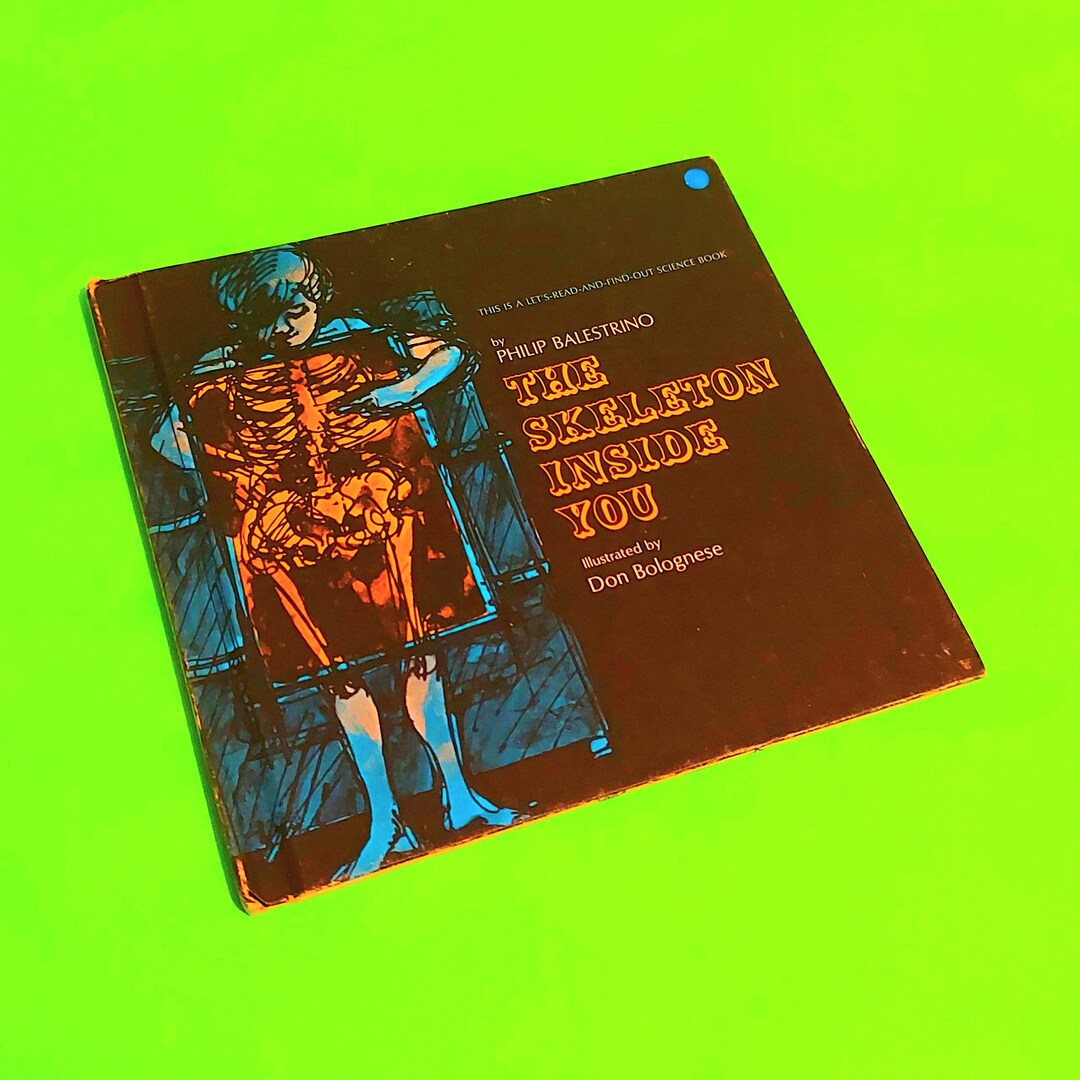 The Skeleton Inside You Spooky Educational Illustrated Don - Etsy