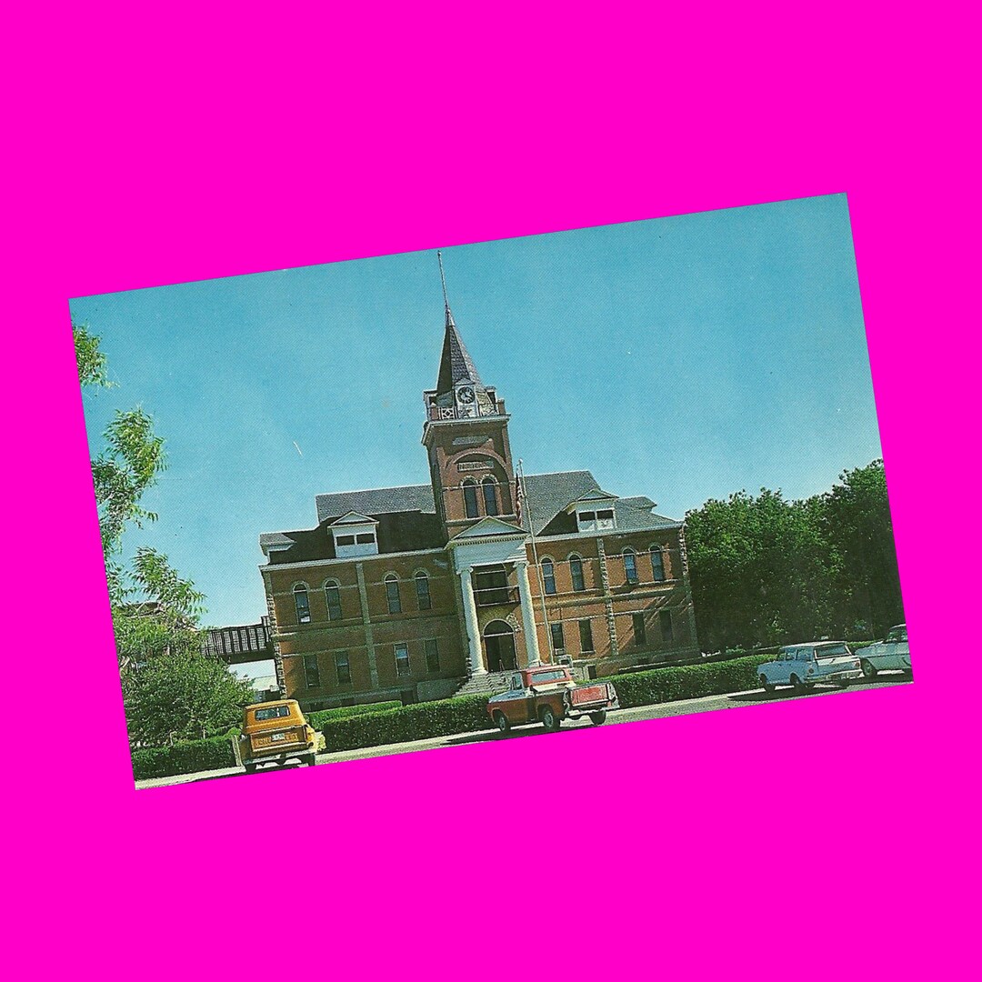 New Mexico Vintage 1950s Postcard Deming Luna County Courthouse ...