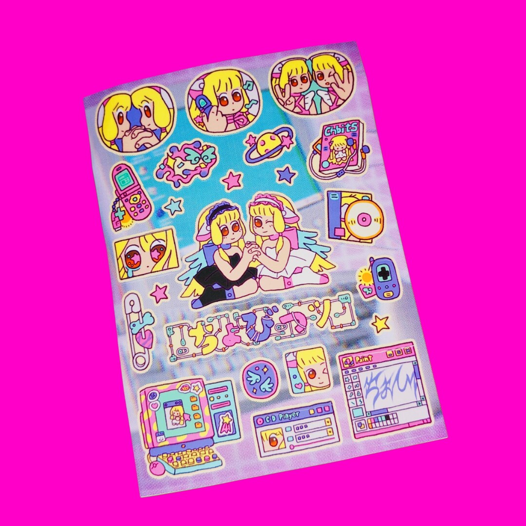 Tech Girls Pink Skull Cute Girlfriend Flip Phone Record Player Pastel ...
