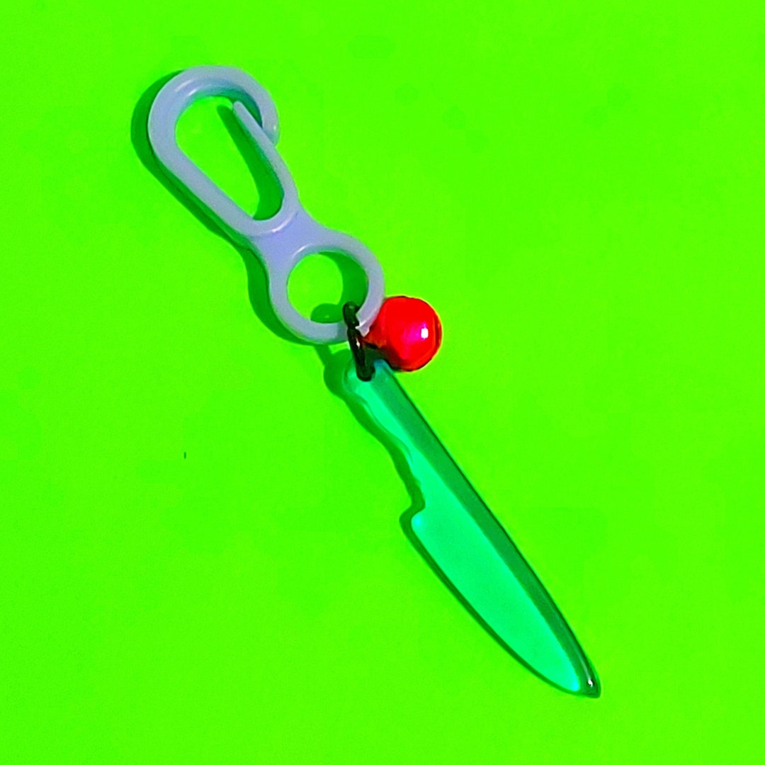 Butcher Knife Candy Colored 80s Repop Plastic Charms Halloween Goth Fun ...
