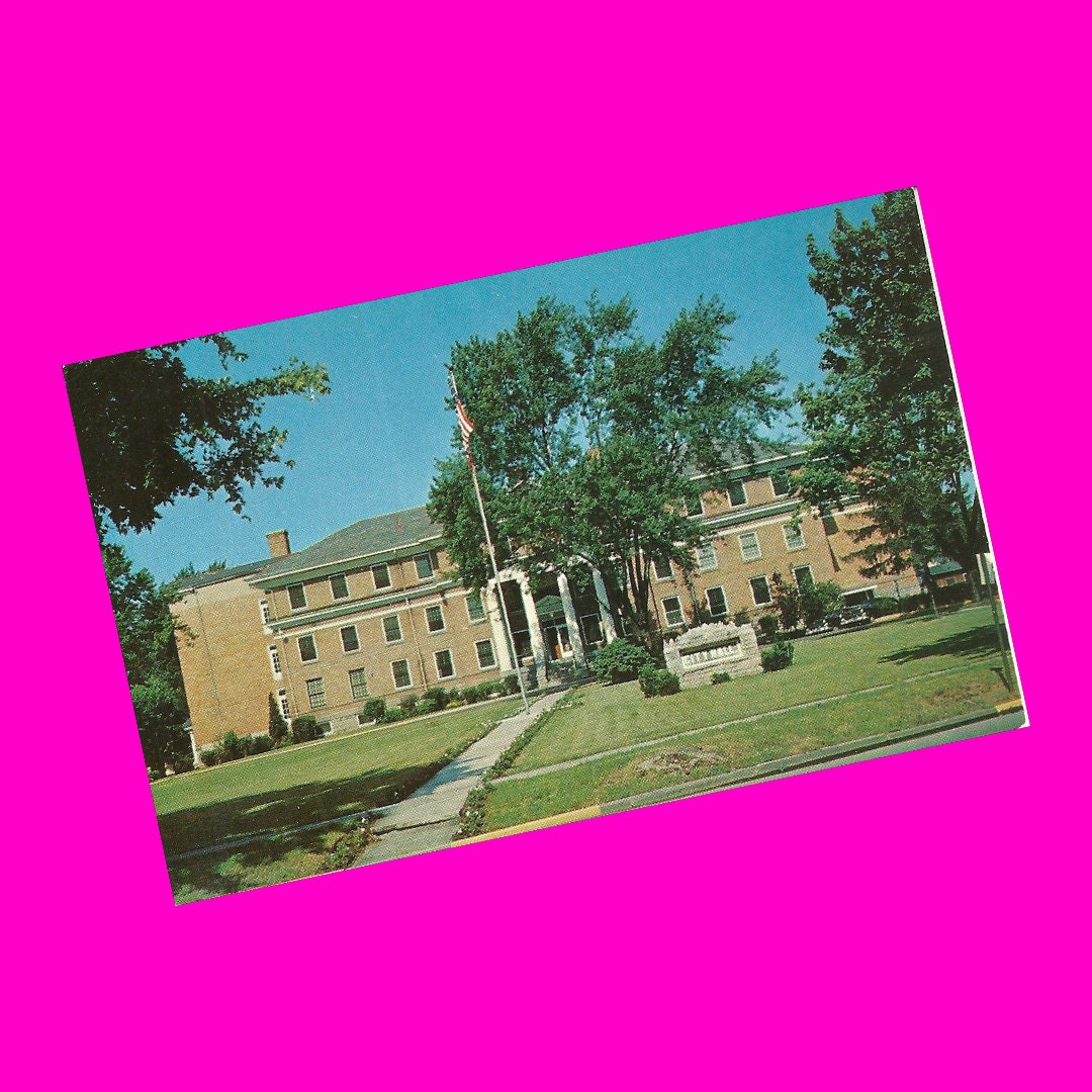 Ohio Vintage 1950s Postcard Marion City Hall Civic Center Government ...