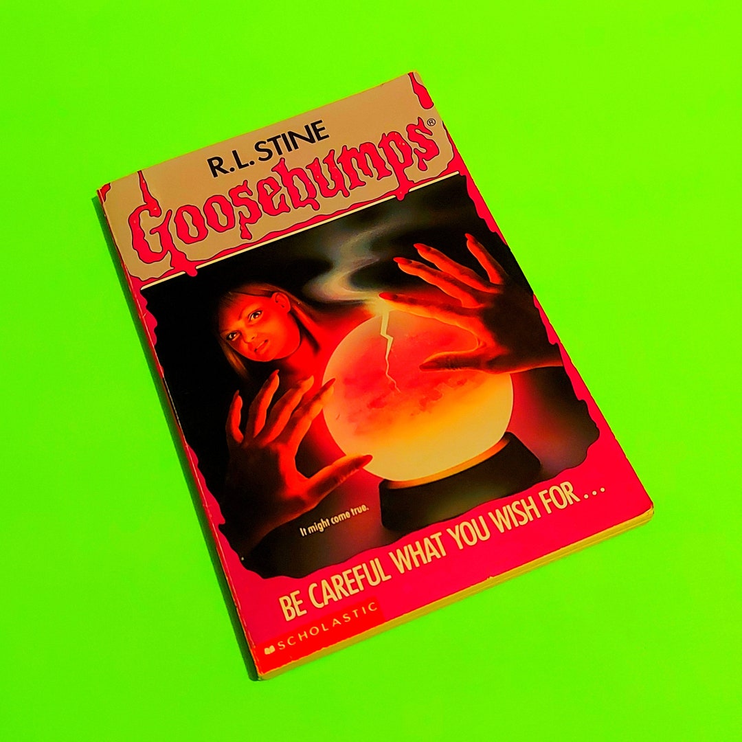 Goosebumps RL Stine 12 Be Careful What You Wish for Horror - Etsy