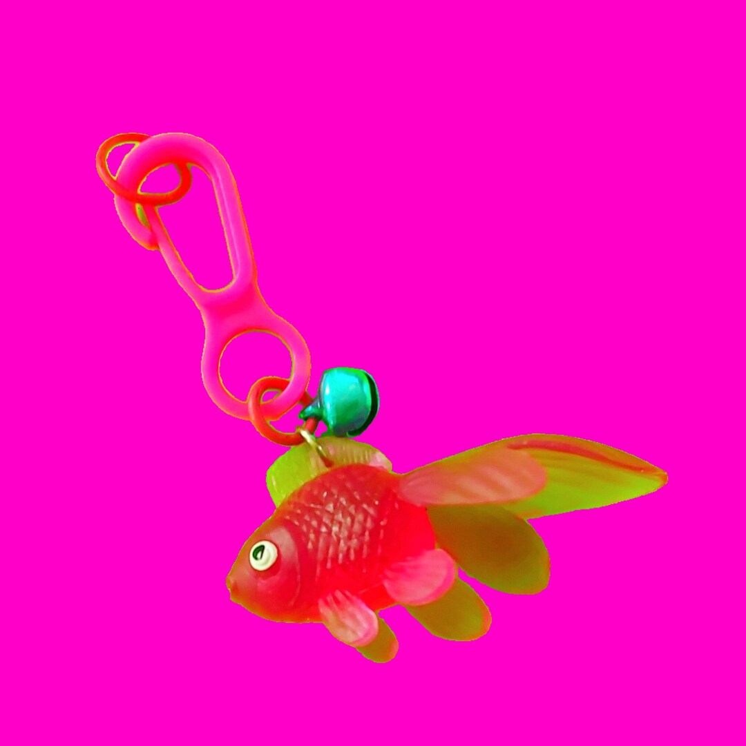 Betta Koi Fish 80s Repop Plastic Charms Goldfish Colourful Charm ...