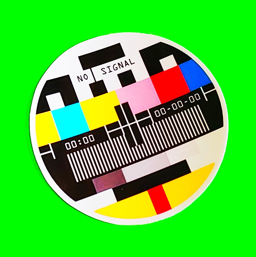 Television Test Pattern off the Air TV Bars Screen Saver Punk - Etsy