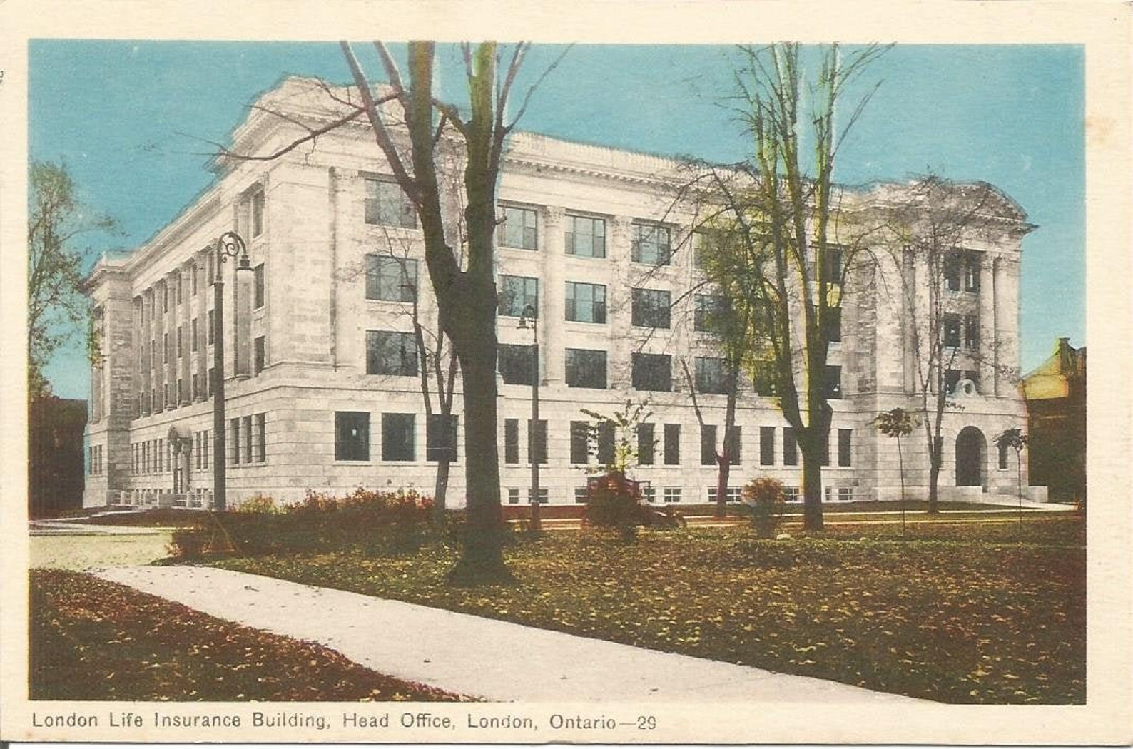Ontario Vintage 1940s Postcard Canada London Life Insurance | Etsy