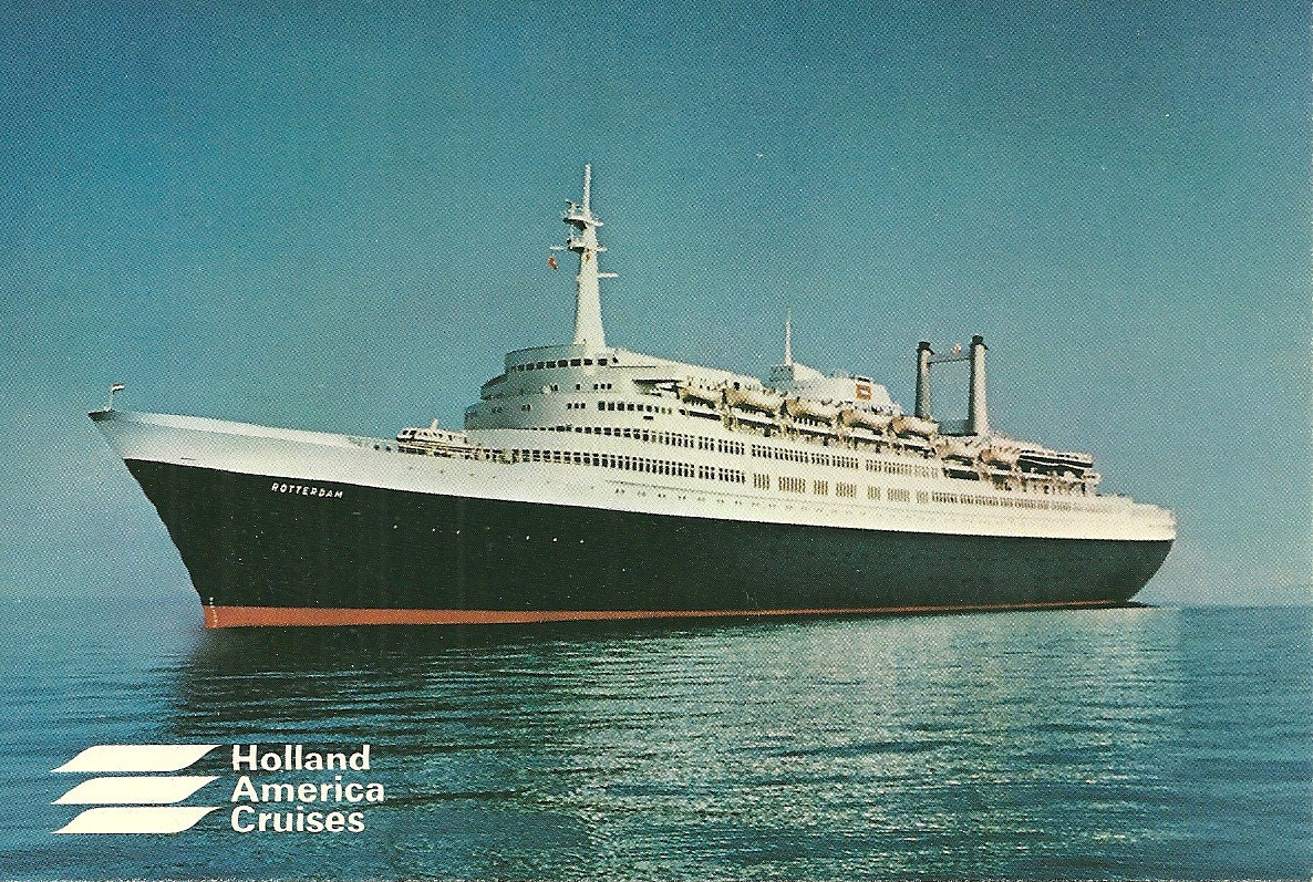 Vintage 1980s Postcard SS Rotterdam Holland America Cruise | Etsy
