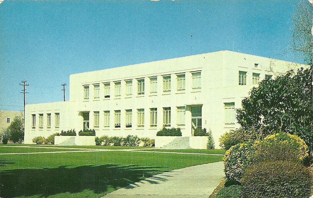California Vintage 1960s Postcard Fairfield Solano County Courthouse ...