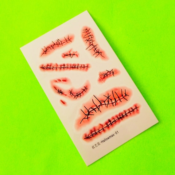 Gore and Horror Sutures Stitches Anatomical Amazements Bullet | Etsy