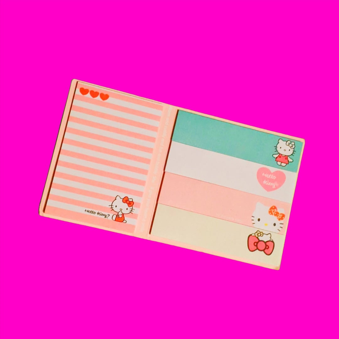 HK Sticky Notes Sweet Shaped Stationery Sheets Hello Kitty Cartoon ...