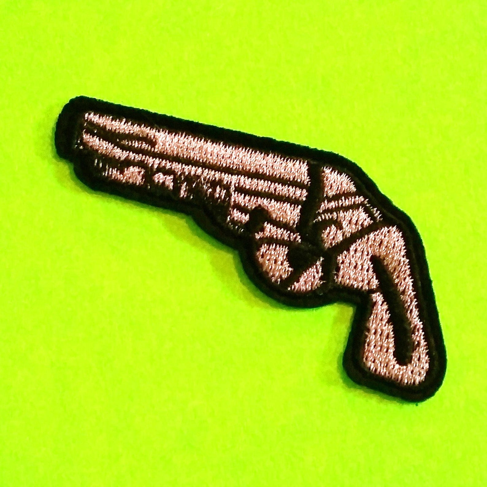 Revolver Handgun Pink Tattoo Banner Traditional Flash Black - Etsy