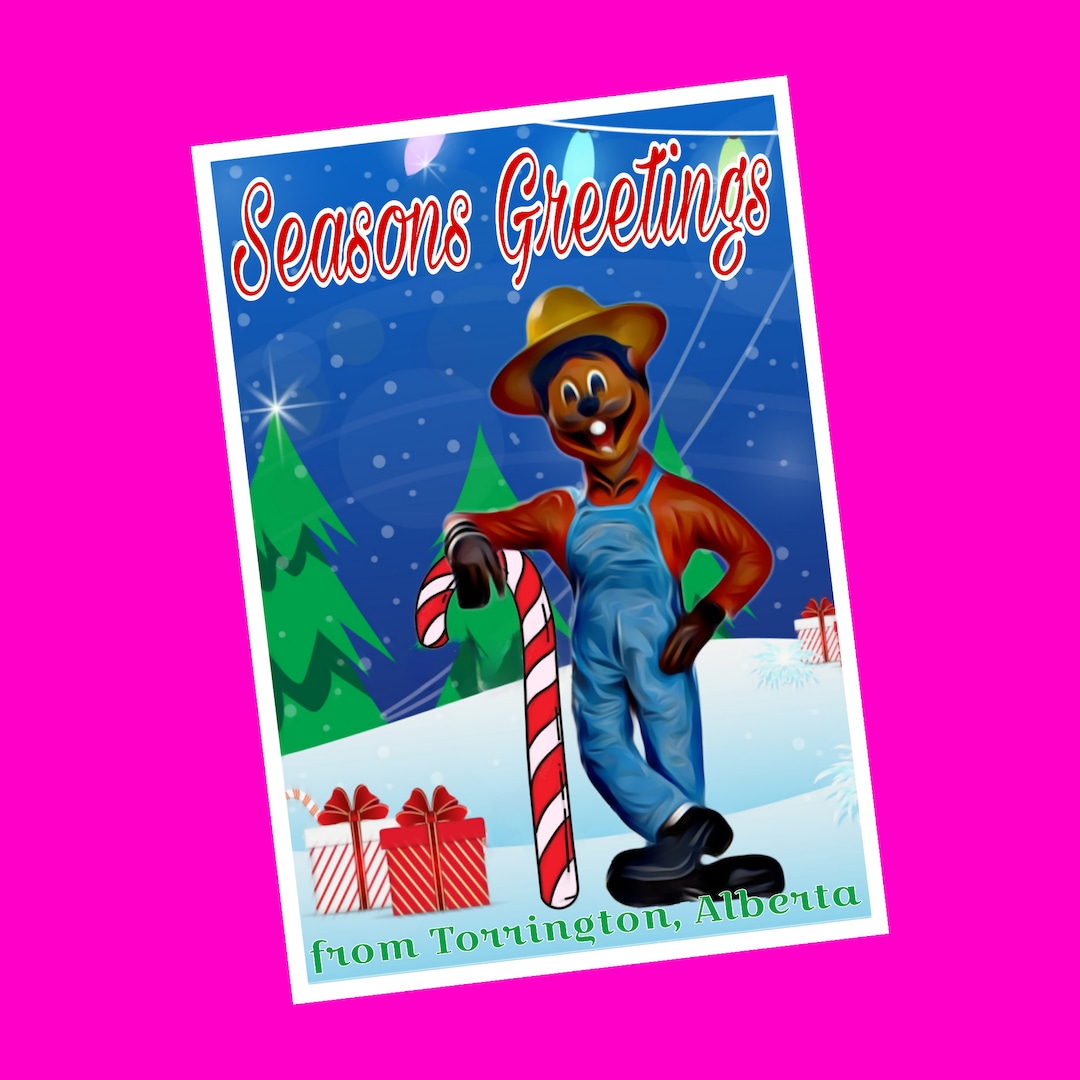 Torrington Alberta Canada World Famous Gopher Hole Museum Clem Statue ...