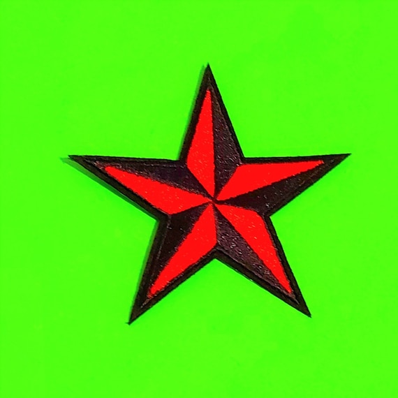 Nautical Star Solid Gold or Bicolor Premium Metallic Silver - Etsy