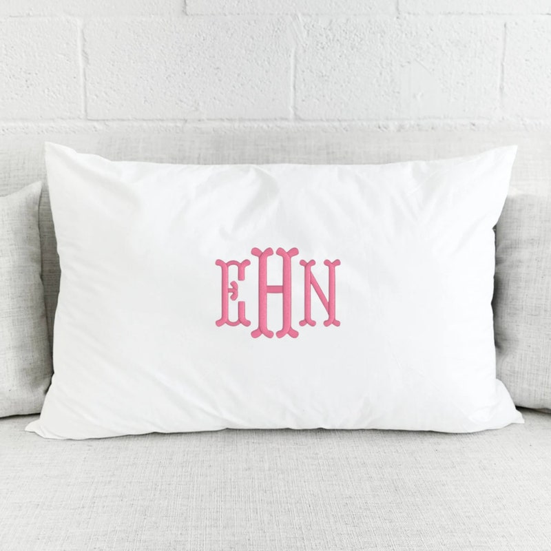 Monogram Pillow Case - Etsy