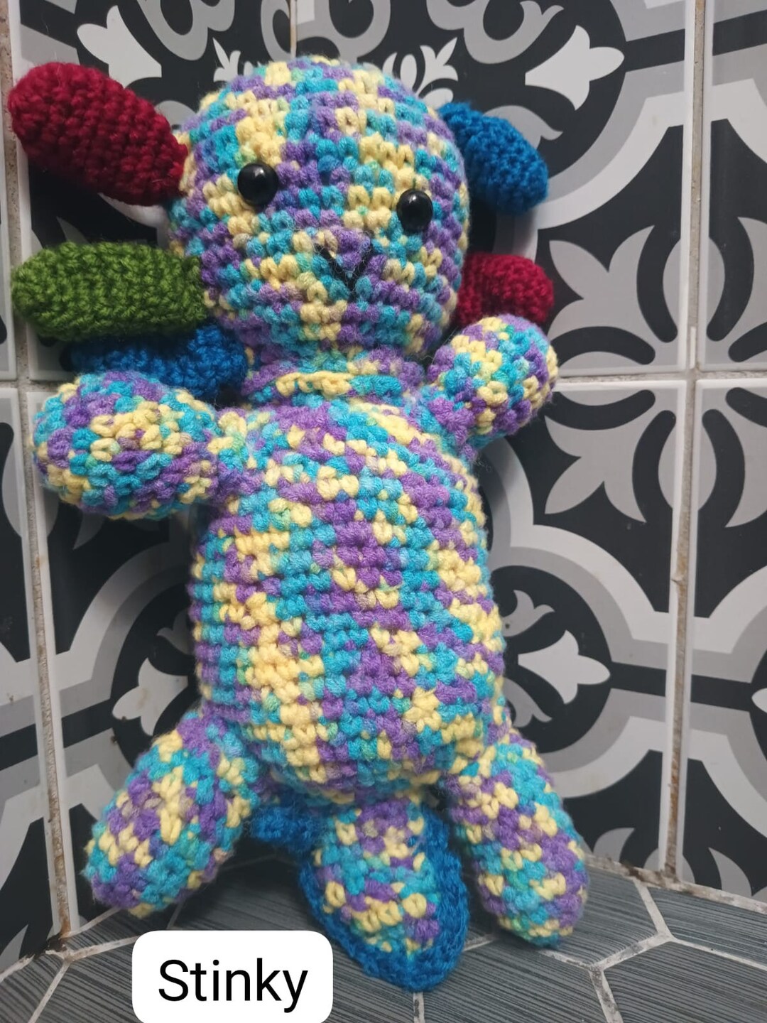 AXOLOTL DOLL STINKY Crocheted Plushie - Etsy