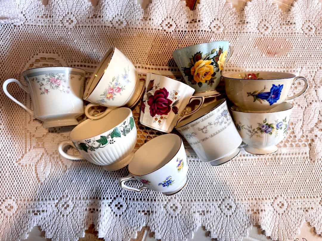 Mystery Vintage Tea Cup Cottagecore Gift Set - Etsy