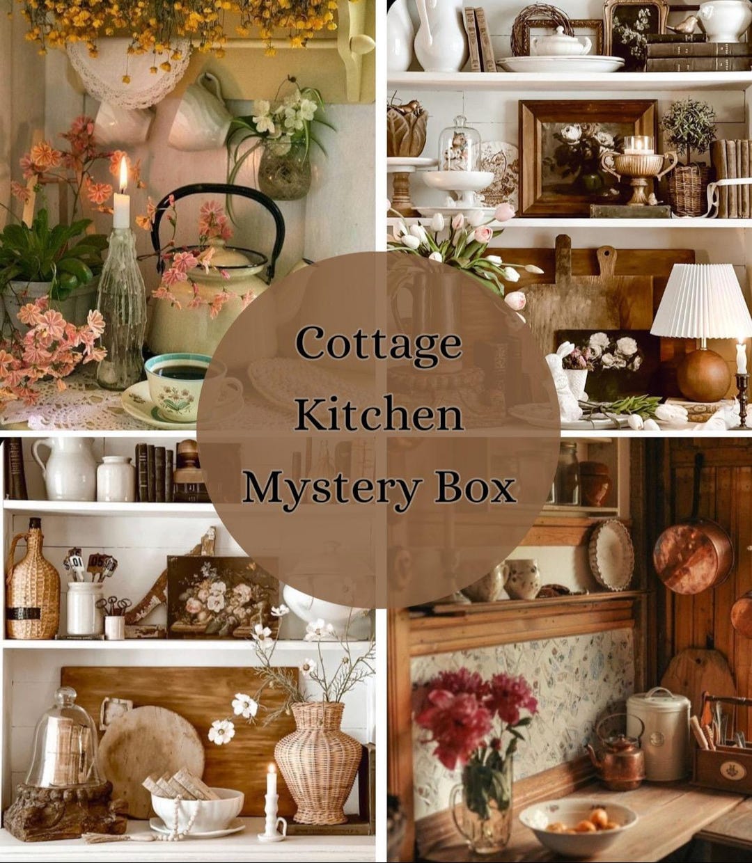 Cottagecore Kitchen • Personalized Gift Box • Vintage Grandmacore ...