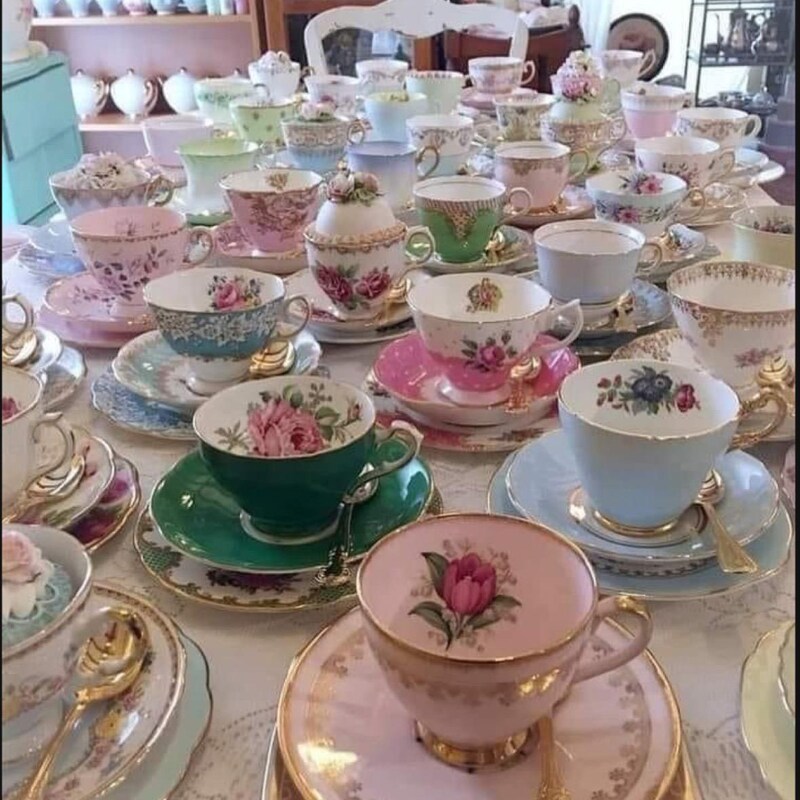 Vintage Tea Cups - Etsy