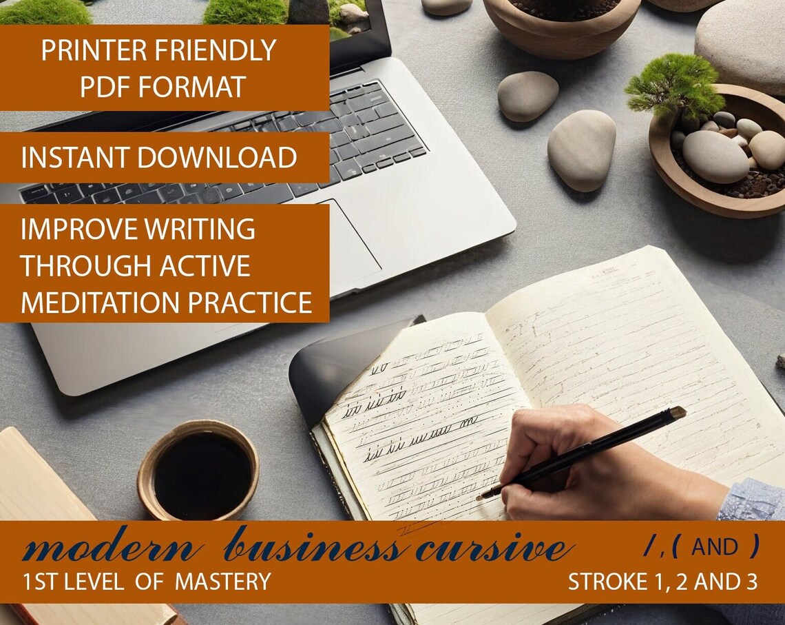 Printable Cursive Worksheets for Business Adapted Handwriting lesson 1 ...