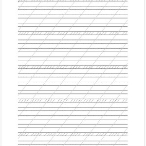 Printable Cursive Worksheets | for Business Adapted Handwriting (lesson ...