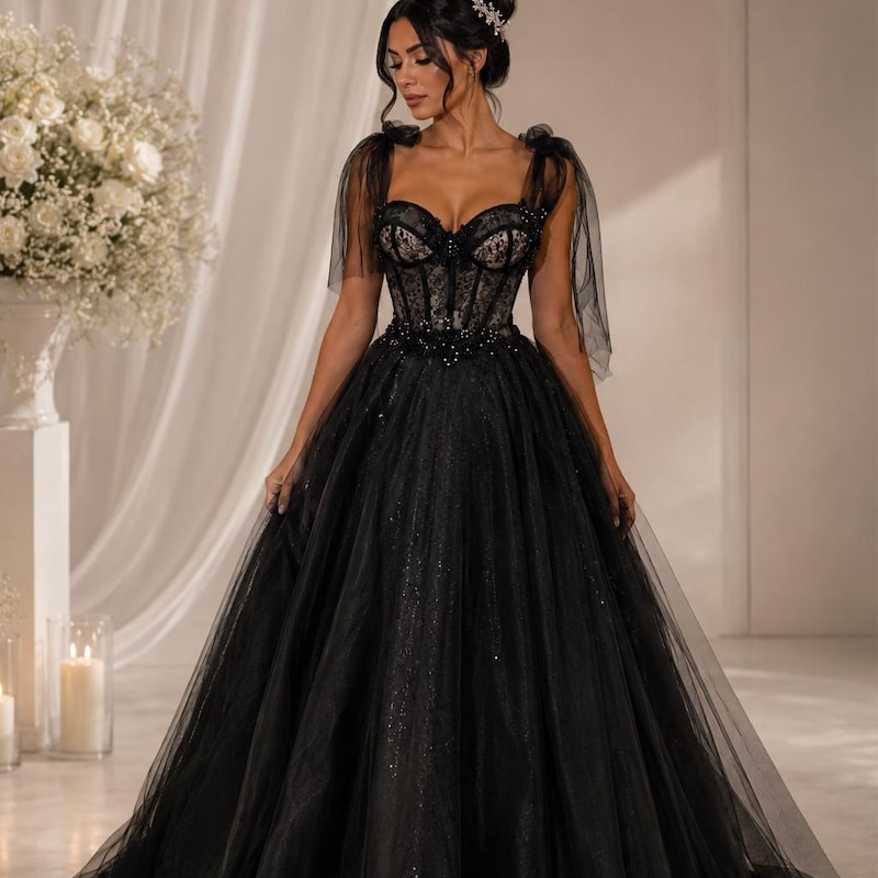 Gothic Wedding Dress - Etsy UK