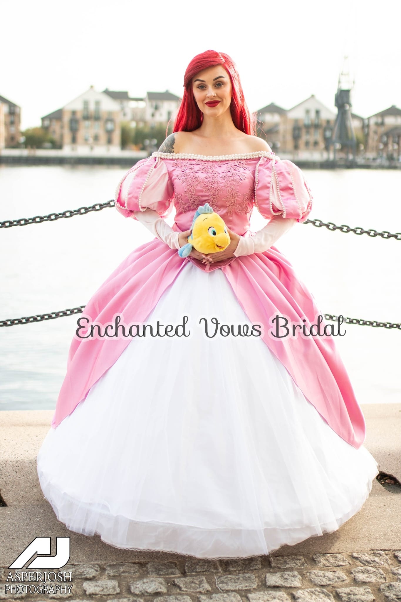 Ariel the Little Mermaid Inspired Wedding Dress Disney Wedding ...