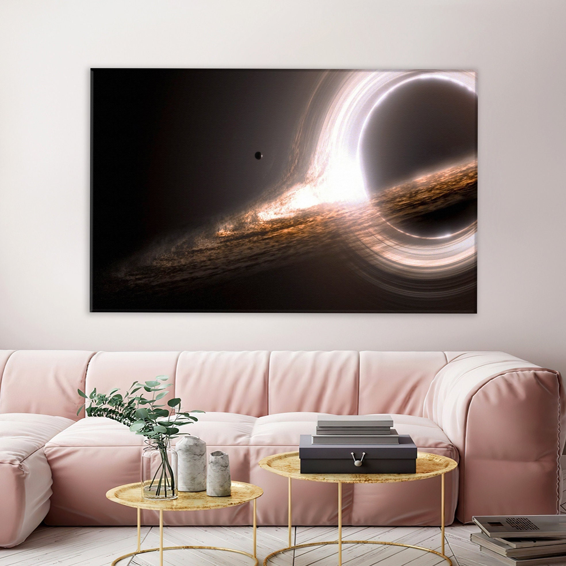 Black Hole Canvas, Space Poster, Space Telescope Images, Black Hole ...