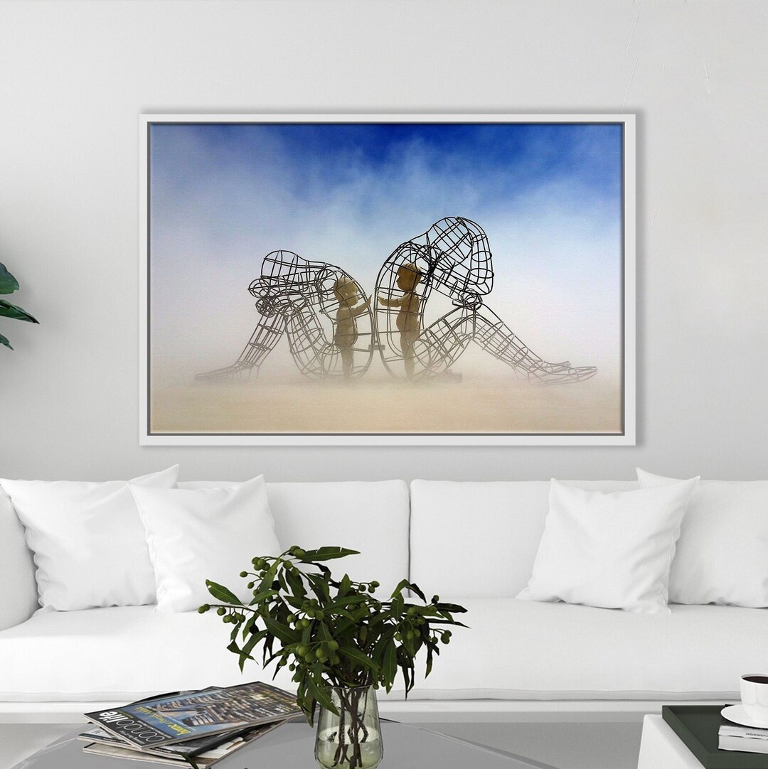 Alexander Milov Canvas Wall Art, Two People Turning Their Backs to Each ...