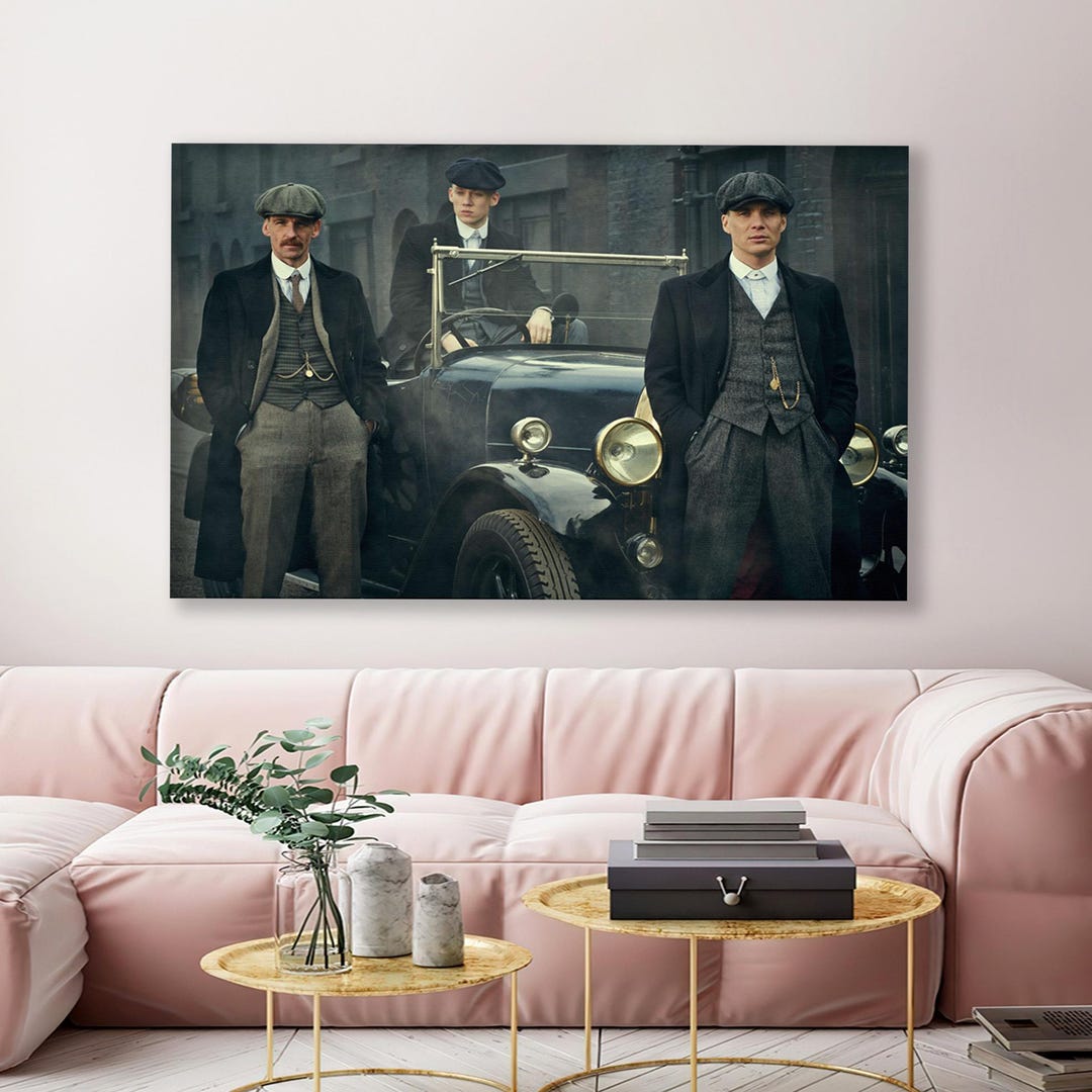 Peaky Blinders Canvas Print, Peaky Blinders Canvas Wall Art, Thomas ...