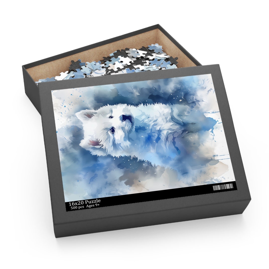 Northern Delight - 500 Pc Samoyed Puzzle - Etsy