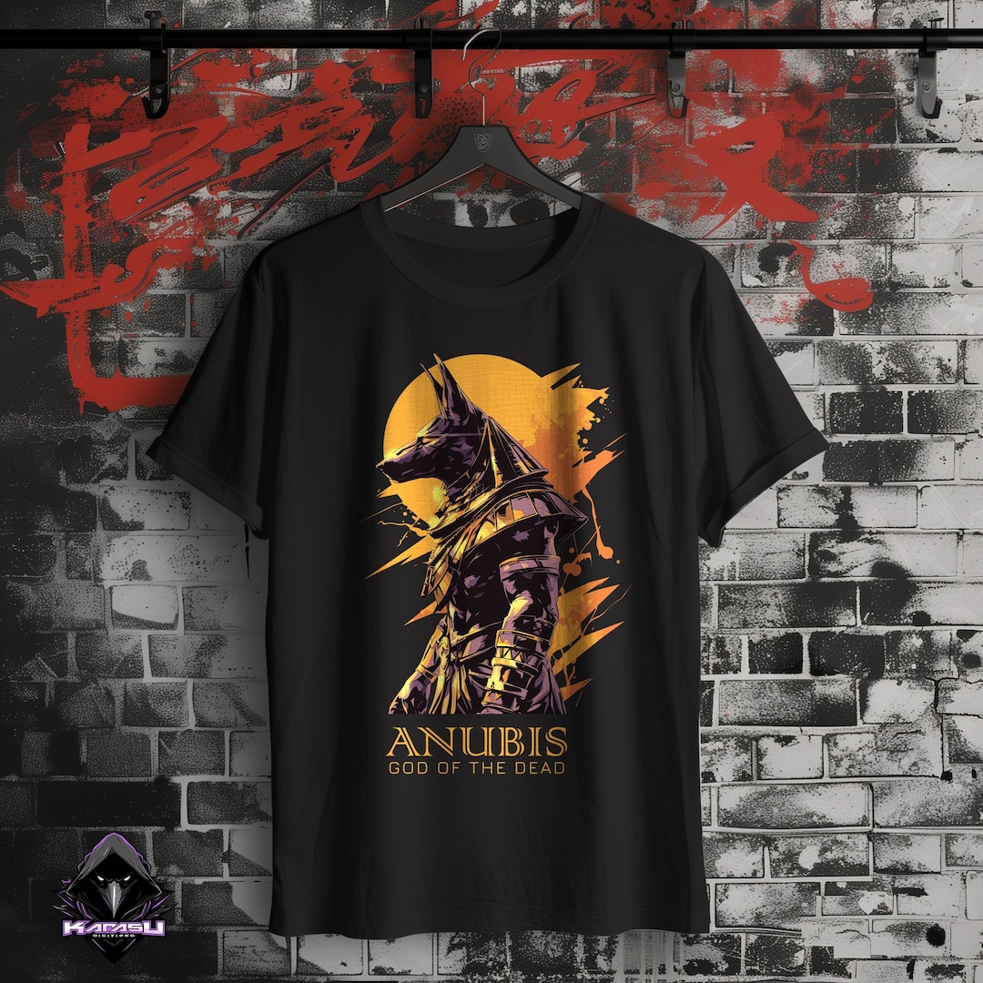 Anubis T-shirt, Egyptian God T-shirt, Mythology T-shirt, Anubis Tee ...