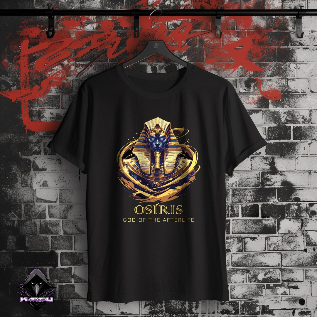 Osiris T-shirt, Osiris God of the Afterlife T-shirt, Egyptian God T ...