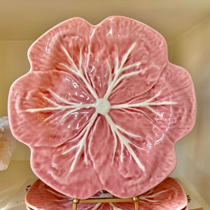 Bordallo Pinheiro Pink Cabbage Dinner Plate - Etsy