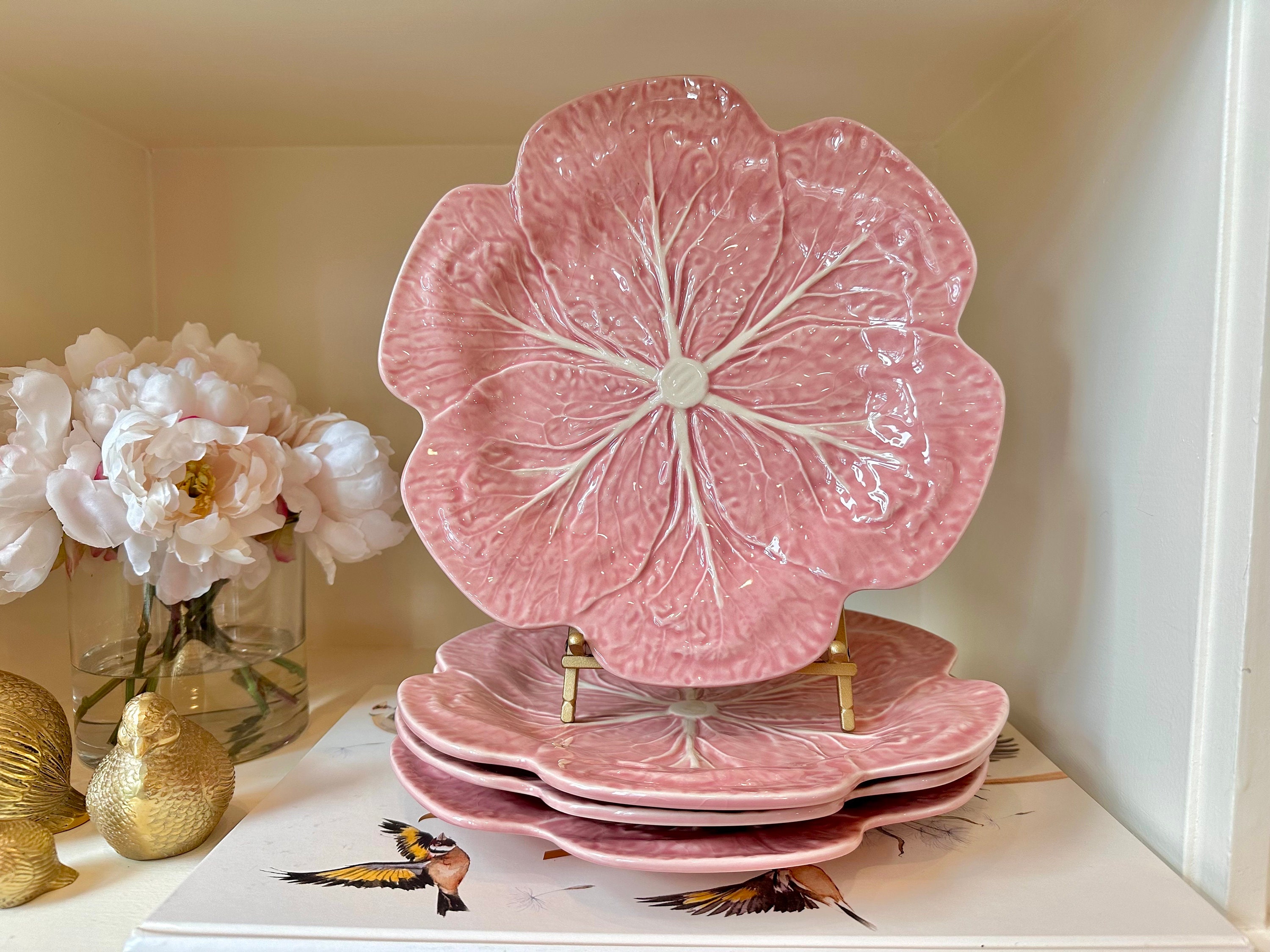 Bordallo Pinheiro Pink Cabbage Dinner Plate - Etsy