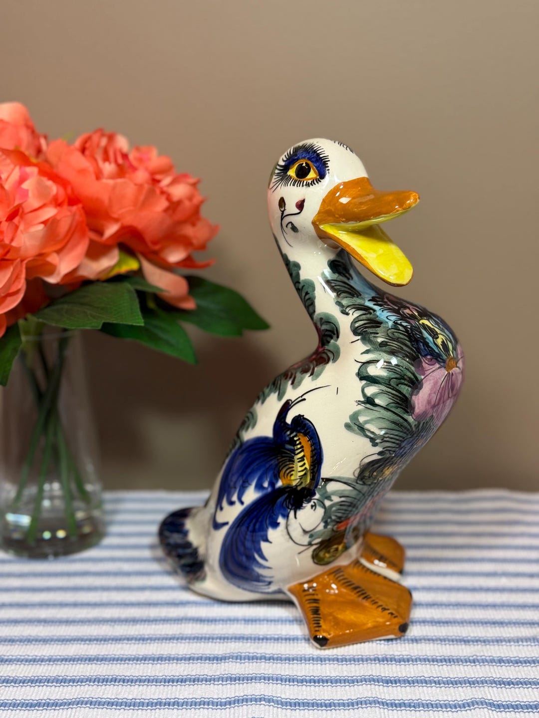 G. Nikolaou Greek Folk Art Ceramic Duck - Etsy