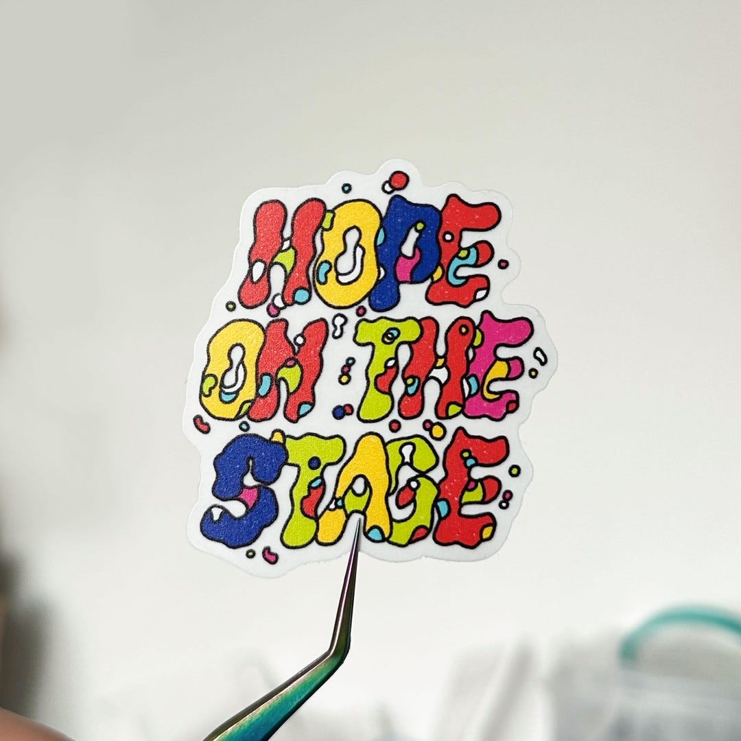 HOPE on the STAGE | J-hope Bts Hobi Transparent Sticker - Etsy
