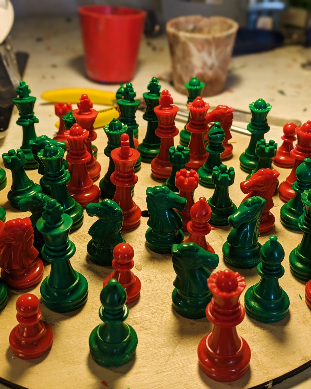 Chess Pieces Made From Recycled Plastic - Etsy
