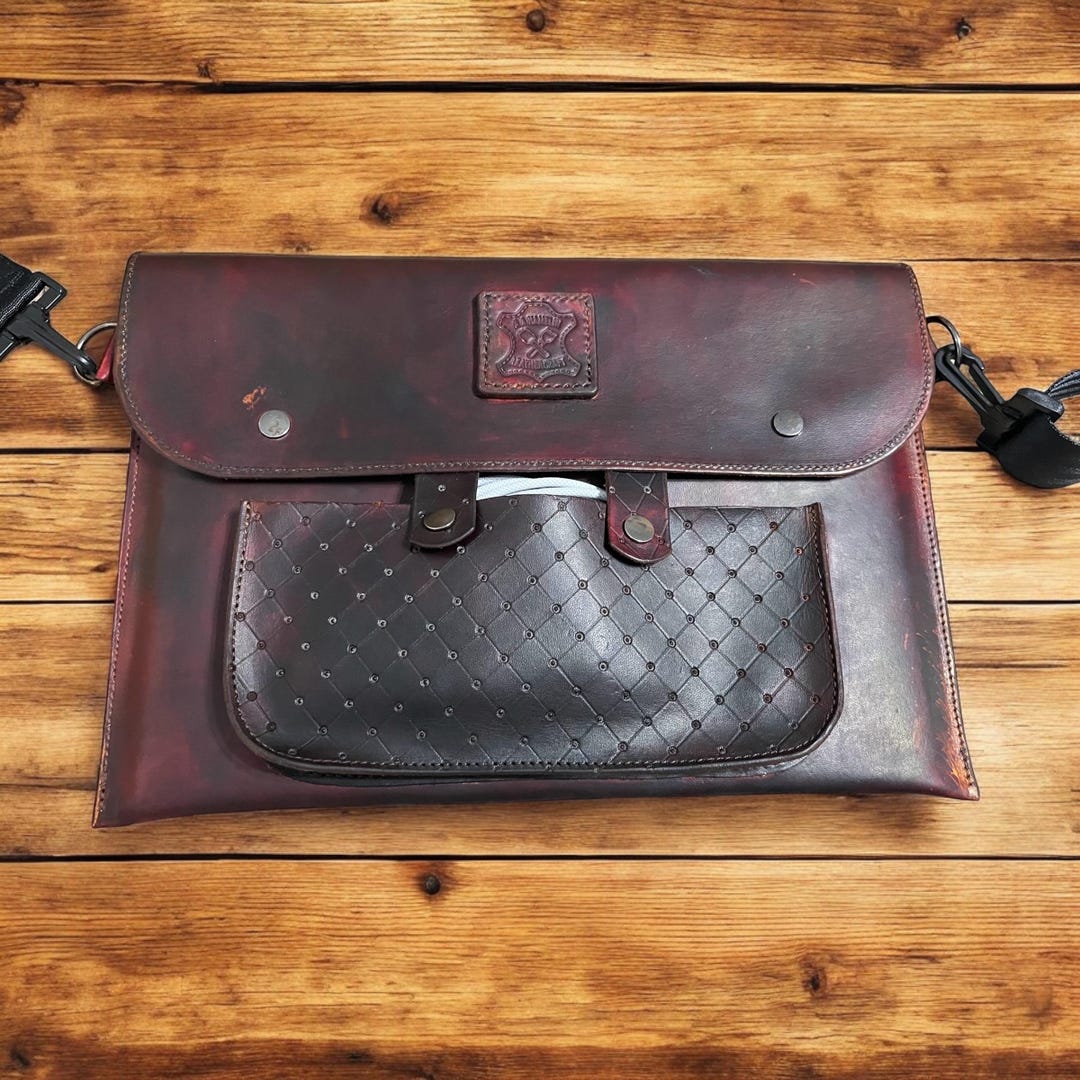 MacBook Carry Case, Full Grain Leather - Etsy