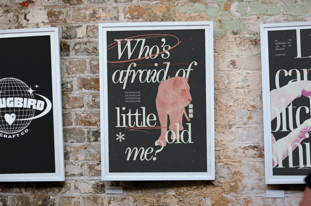 Whos Afraid of Little Old Me Poster TTPD Taylor Swift Inspired Merch ...
