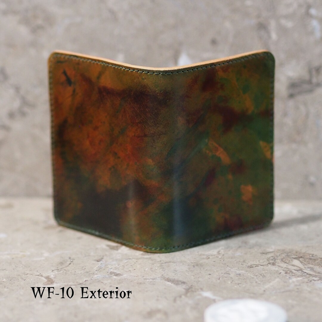 ART Shell Cordovan Wallets--two Styles Bifold Wallets - Etsy