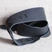 Simply Black Leather Guitar Strap - Etsy