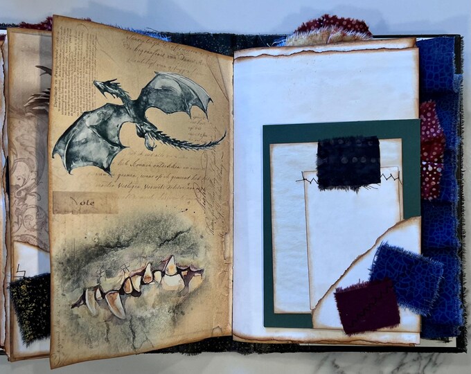 Handmade Dragon and Fantasy Journal/book - Etsy